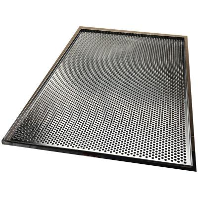 China 18x26x1 inch Customized Stainless Steel 304 Perforated Flat Baking Tray For Food Storage for sale