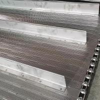 China Heavy Duty Stainless Steel 304 316 Chain Link Perforated Plate Conveyor Belt for sale