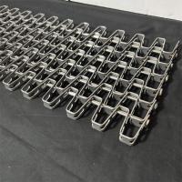 China Stainless Steel 304 Flat Wire Great Wall Conveyor Belt Honeycomb Mesh Belt for sale