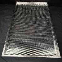 China Welded Tray Metal Perforated Baked Tray Stainless Steel Dehydrator Custom Mesh Tray for sale