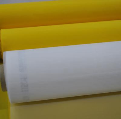China 18 61 64 420mesh 36t 43t 48t 55t 62t 77t 80t 100t 120t 165t white Yellow Polyester screen printing mesh for solar cells for sale