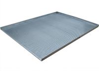 China Flat And Perforated Aluminium Baking Tray With Raised Edges 20mm Tray Height for sale