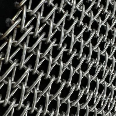 China Food Grade Stainless Steel 304 Metal Conveyor Chain Weave  Wire Mesh Belt for biscuit Oven Bakery annealing Furnace Tunnel  Cooling for sale