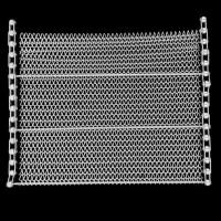 China Food grade Metal Chain Link Weave Wire Mesh 304 stainless steel conveyor belt for biscuit Oven Bakery annealing Furnace Tunnel  Cooling for sale