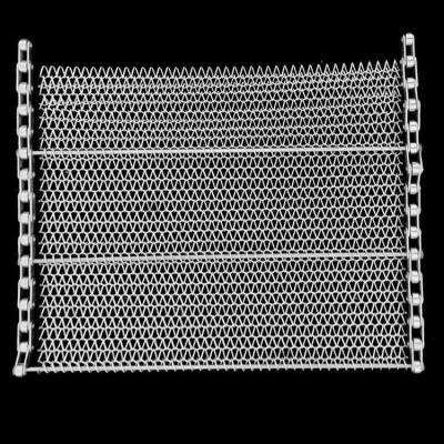 China Food grade Metal Chain Link Weave Wire Mesh 304 stainless steel conveyor belt for biscuit Oven Bakery annealing Furnace Tunnel  Cooling for sale