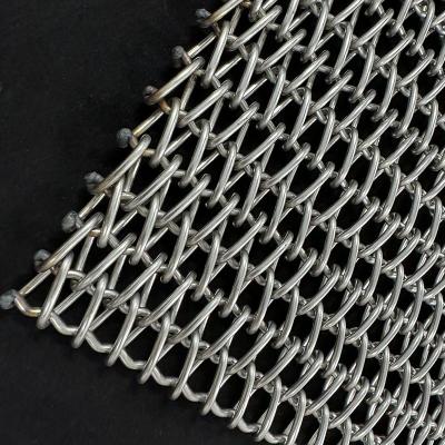 China Food grade Metal Chain Link Weave Wire Mesh 304 stainless steel conveyor belt for Oven biscuit Bakery annealing Furnace Tunnel  Cooling for sale
