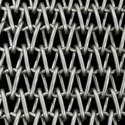 China Custom Continuous Food ss304 Metal Carbon Steel Biscuit Pizza Oven Bakery Chain Spiral Wire Mesh Metal  stainless conveyor belt for sale