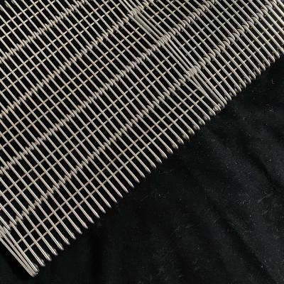 China Food Grade Stainless Steel 304 Metal Conveyor Chain Wire Mesh eye link conveyor belt for biscuit Oven Bakery annealing Furnace Tunnel  Cooling for sale