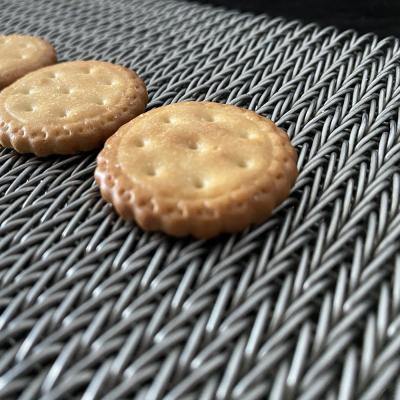 China SS304 Sprial Wire Cordweave Mesh Conveyor Belt 400°C Ultra-Dense for Biscuit Oven Custom Width for sale