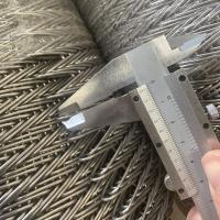 China SS304 Sprial Wire Cordweave Mesh Conveyor Belt 400°C Ultra-Dense for Biscuit Oven Custom Width for sale
