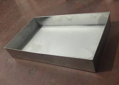 China Food Grade 304 316 Stainless Steel Wire Mesh Tray For Food Baking Polishing Surface for sale