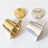 China Food Grade 304 Stainless Steel Loose Leaf Tea Infuser Strainer with Custom Logo Gold Color and Electrolytic Polishing for sale