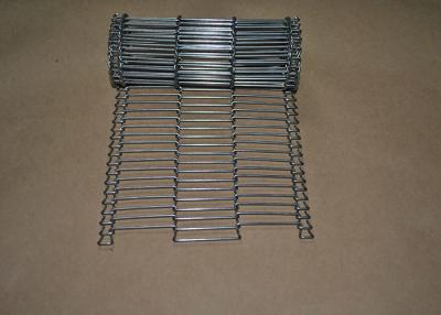 China Stainless Steel Flat Flex Wire Mesh Conveyor Belt For Drying And Cooking for sale