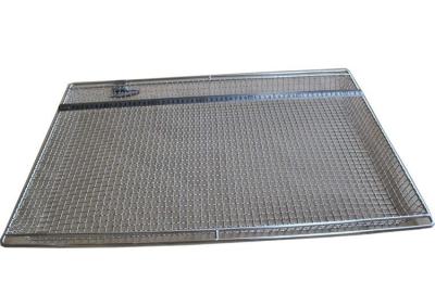 China 304 Stainless Steel Wire Mesh Baking Tray / BBQ Grill Wire Mesh SGS Listed for sale