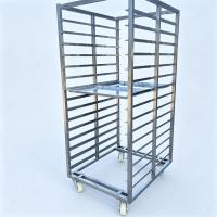China Commercial Kitchen 15 16 20 30 Tier Welded Stainless Steel 304 Baking Drying Rack Trolley for Pet food for sale