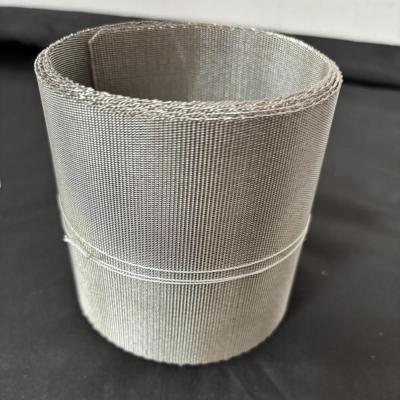 China 201 304 Stainless Steel Reversed Twill Dutch Weave Wire Mesh Extruder Screen Belt Filter Belt for Continuous Screen Changer for sale