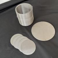 China Reverse Dutch Weave Stainless Steel Wire Mesh Screen Plastic Extrusion Filters Disc for Plastic Pelletizer for sale