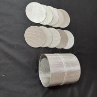 China Reverse Dutch Weave Stainless Steel Wire Mesh Screen Plastic Extrusion Filters Disc for Plastic Pelletizer for sale