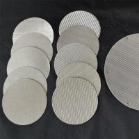China Reverse Dutch Weave Stainless Steel Wire Mesh Screen Plastic Extrusion Filters Disc for Plastic Pelletizer for sale