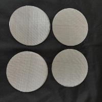 China Stainless Steel Reversed Dutch Weave Wire Screen Plastic Automatic Extruder Screen Filter Disc for sale