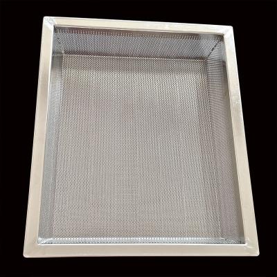 China Food Grade Metal Drying Mesh 304 Stainless Steel 800 X 600 18x26inch Aluminium Oven perforated baking tray for sale