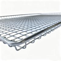 China Food Grade Metal Woven Fine 80x100 40*60cm ss304 316 Stainless Steel Wire Mesh Tray for Oven Bakery Drying Baking Cake Cooling  Dehyrator for sale