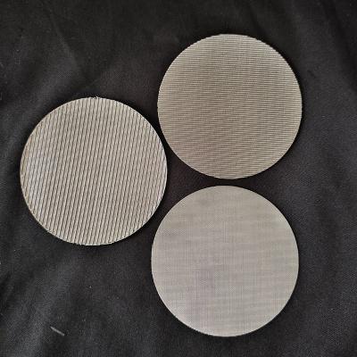China plastic extrusion machine recycling reversed dutch weave Stainless Steel Wire Mesh Disc Automatic hdpe extruder screen filters for sale