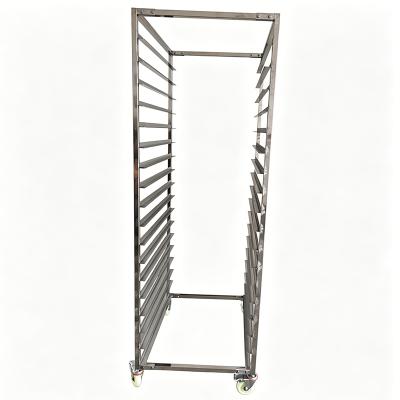 China Commercial Ketchen Shelf Sheet Bun Stainless Steel Mesh Pan Drying Baking Cooling Tray bakery rack trolley for Oven for sale