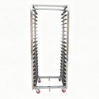 China layer Food Stainless Steel Mesh Drying draining cooling Ban Pan rack commercial bakery trolley for sheet pan for sale