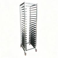 China commercial metal kitchen Pizza Oven Shelf Donut Double drying Stainless Steel Bakery Trolley bread cooling rack for sale