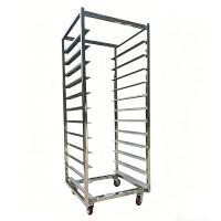 China layer Food Grade 304 316 Stainless Steel Mesh Drying Cooling Ban Pan Shelf Cart trolley 600x400 bakery racks for sale