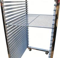 China Highly adjustable economical Heavy Duty Metal Stainless Steel 20 Pan Tray Oven Baking Cooling  commercial bakery rack for sale