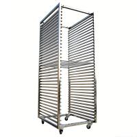 China Highly adjustable economical Heavy Duty Metal Stainless Steel 20 Pan Tray Oven Baking Cooling  commercial bakery rack for sale