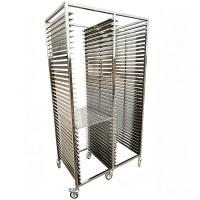 China Highly adjustable economical Heavy Duty Metal Stainless Steel 20 Pan Tray Oven Baking Cooling  commercial bakery rack for sale