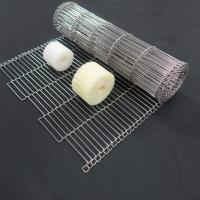 China Metal Wire Mesh Conveyor Belt for Pizza Oven Chocolate Enrober Stainless Steel Wire Mesh Flat Belt for sale