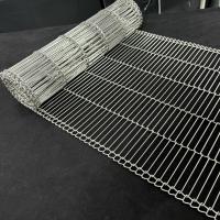 China 316 304 Stainless Steel Flexible Wire Mesh Conveyor Belt for Food Baking & Processing for sale