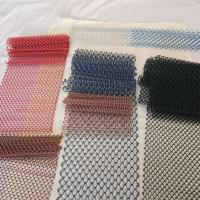 China Hotel Hall Flexible Aluminum Curtain Chain Link Decorative Metal Mesh Curtain Room Divider for sale