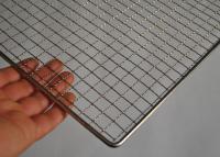 China 304 Stainless Steel Crimped Mesh Barbecue Grills Panels / Trays for sale