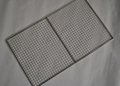 China 304 Stainless Steel Crimped Mesh Barbecue Grills Panels / Trays for sale