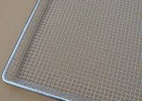 China 18*25*1 inch Wire Mesh Baking Tray Stainless Steel For BBQ / Drying Food for sale