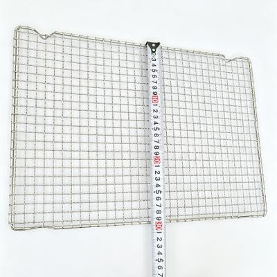 China SUS 304 Stainless Steel Cooling Rack Wire Mesh Food Tray for Baking Serving Drying for sale