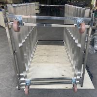 China Commercial Kitchen 304 Stainless Steel Drying Bakery Display Cooling Tray Trolley for sale