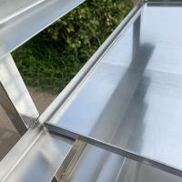 China 600x400 Stainless Steel Cooling Drying Baking Mesh Tray Bakery Trolley Cart For Rotating for sale