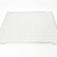 China Custom Size 304 316 Stainless Steel Wire Mesh Baking Drying Cooling Frozen Food Tray for sale