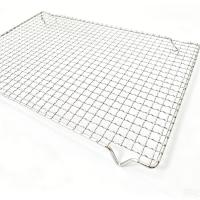 China Custom Size 304 316 Stainless Steel Wire Mesh Baking Drying Cooling Frozen Food Tray for sale