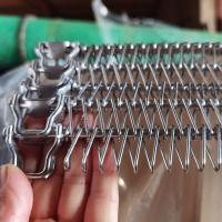 China High Temperature Resistant 316L Stainless Steel Balanced Weave Wire Mesh Conveyor Belt For Industrial Furnace Equipment for sale