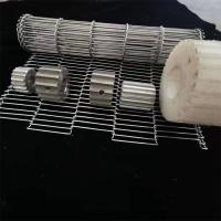 China SS304 Food Grade Flat Flex Stainless Steel Wire Mesh Conveyor Belt Customized 1.2-2.0mm for Bakery Biscuit Oven for sale