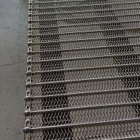 China Corrosion Resistant Spiral Weave SS304 Stainless Steel Wire Mesh Conveyor Belt for Food Processing Drying Oven Equipment for sale