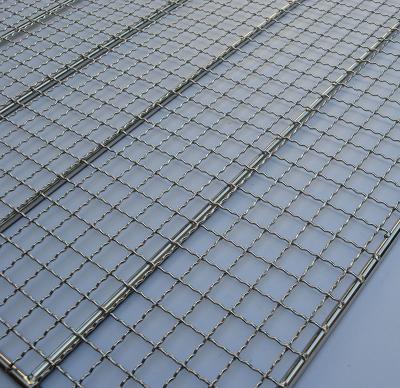 China Food Grade Stainless Steel Sus 304 Wire Mesh Oven Dehydrator Trays Drying Cake Bread Cooling Rack for Baking Beef Jerky for sale