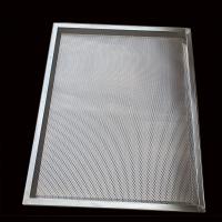 China Food Grade Metal 60x40 600X800 Aluminium Baking Sheet Pan Bakery 304 Stainless Steel Wire Mesh Perforated Drying Tray for Oven for sale